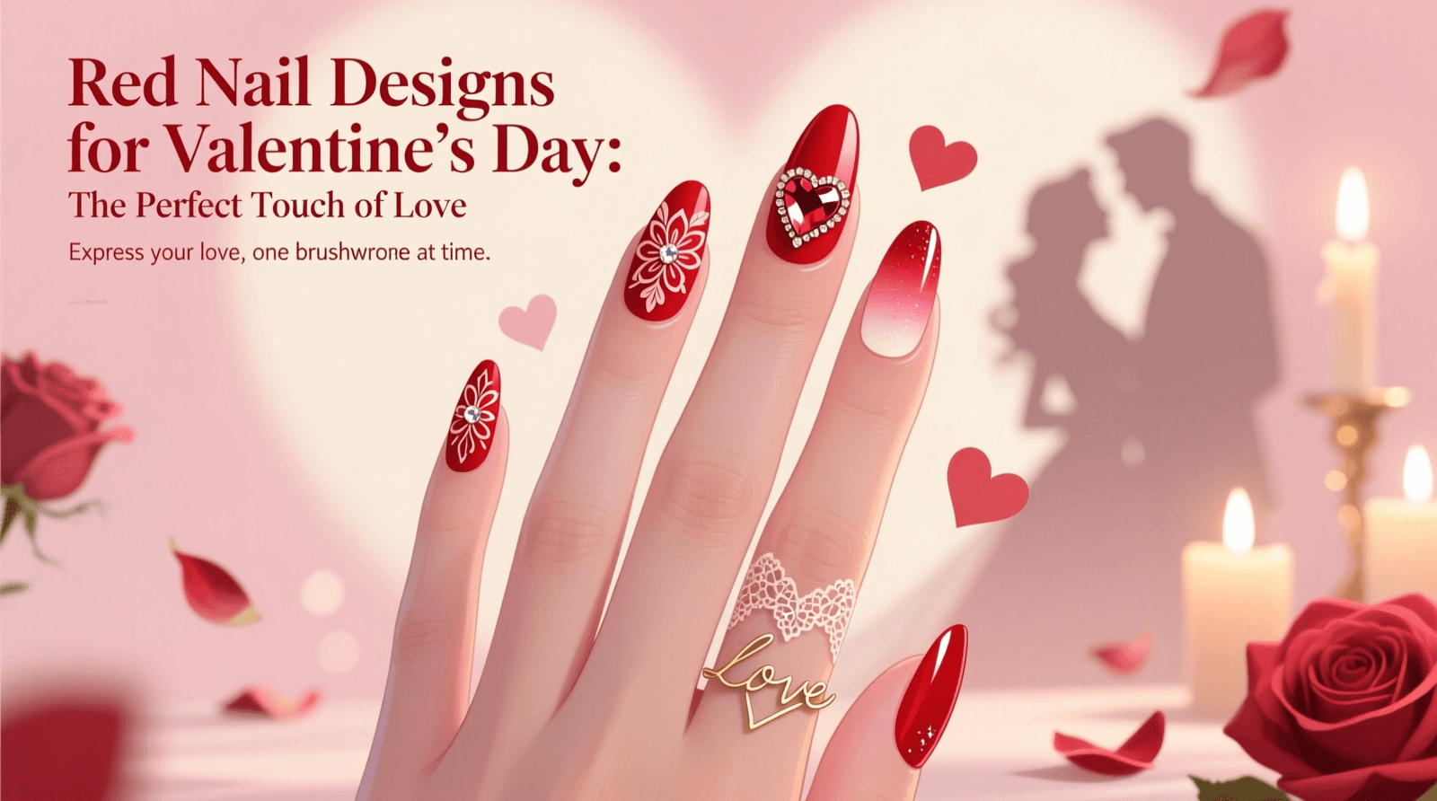 Red Nail Designs for Valentine’s Day | Romantic & Trendy Looks